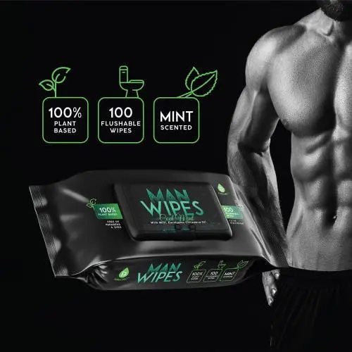 PURSONIC 12 Pack Of Flushable Wipes