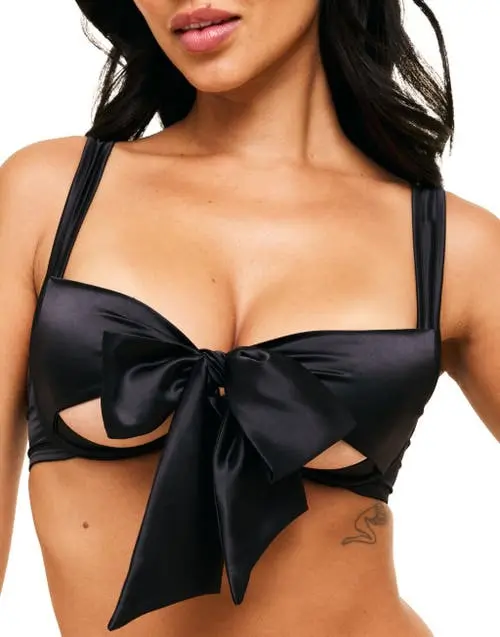 ADORE ME Gynger Unlined Quarter Cup Bra - Black