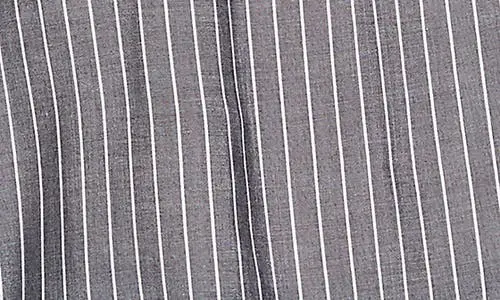 1.State Lace Yoke Pinstripe Blouse