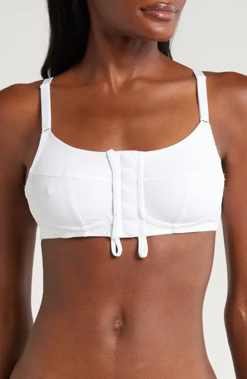 LIBERARE Everyday Easy-on Wireless Front Close Adaptive Bra - White