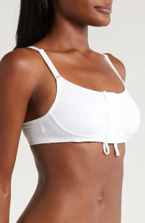LIBERARE Everyday Easy-on Wireless Front Close Adaptive Bra - White