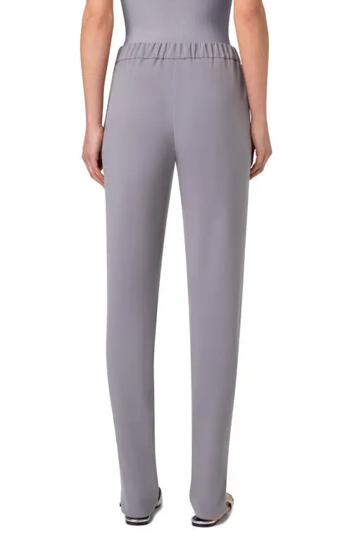 Akris Mike Split Hem Crepe Pants