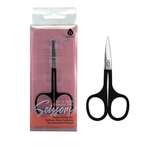 PURSONIC Salon Grade Stainless Steel Scissors - Black