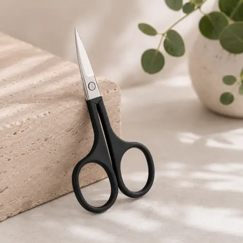PURSONIC Salon Grade Stainless Steel Scissors - Black