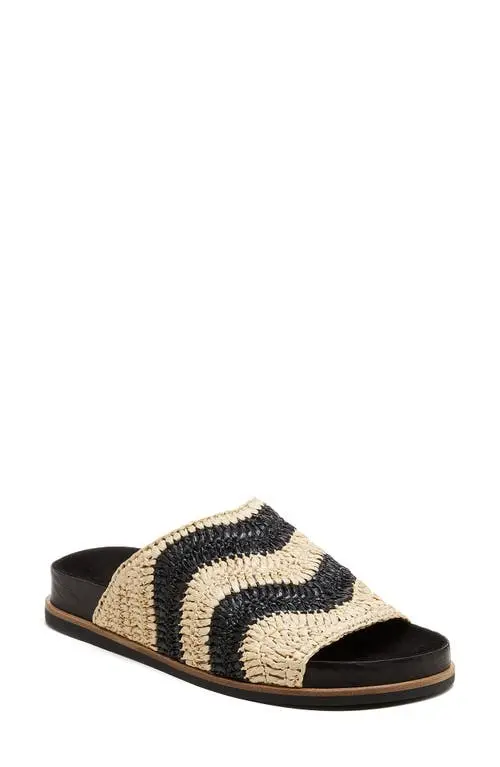 KELSI DAGGER BROOKLYN Squish Raffia Slides