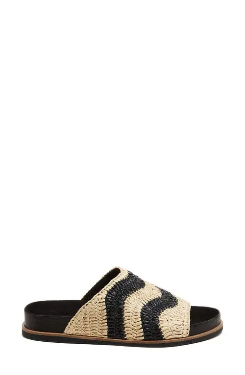 KELSI DAGGER BROOKLYN Squish Raffia Slides