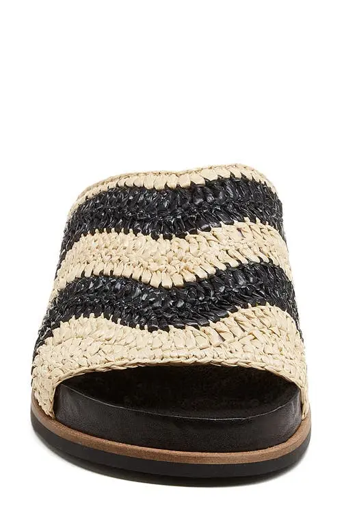 KELSI DAGGER BROOKLYN Squish Raffia Slides