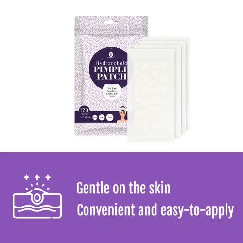 PURSONIC 120-count Multi-size Pimple Patches 5-pack - Multicolor