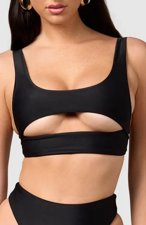 MBM SWIM Lucky Bikini Top - Black