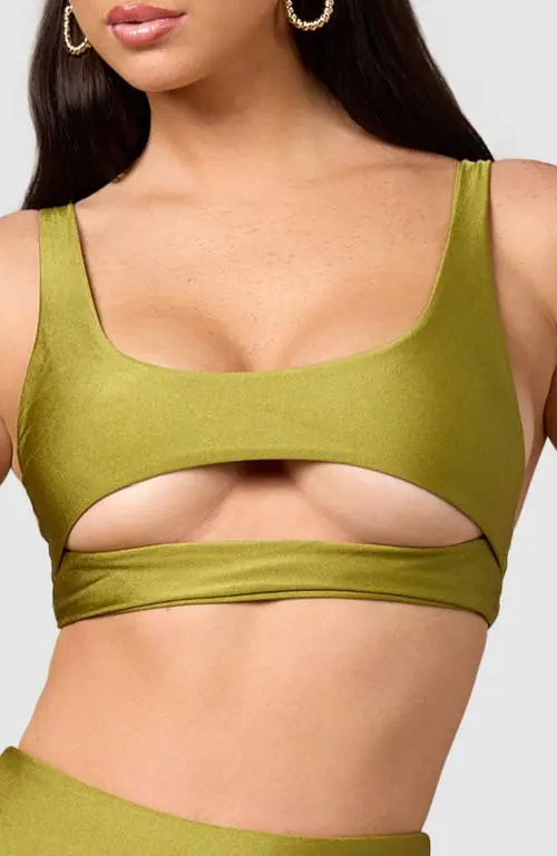 MBM SWIM Lucky Bikini Top - Olive