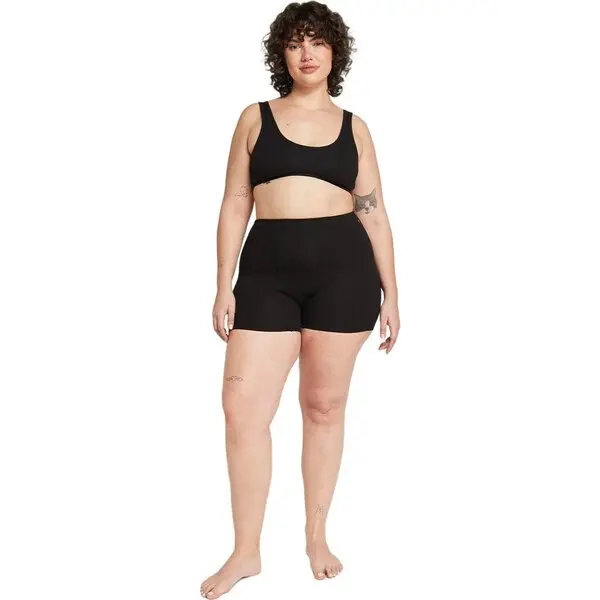 NUDEA Organic Cotton Boyfriend Boxer Short - Black