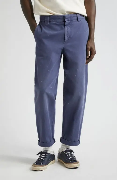 GOLDEN GOOSE Journey Splatter Cotton Chinos