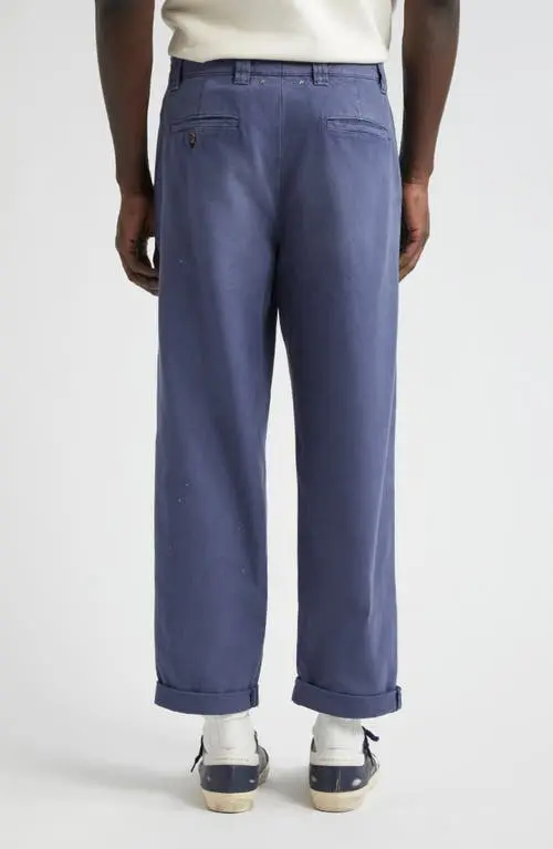 GOLDEN GOOSE Journey Splatter Cotton Chinos