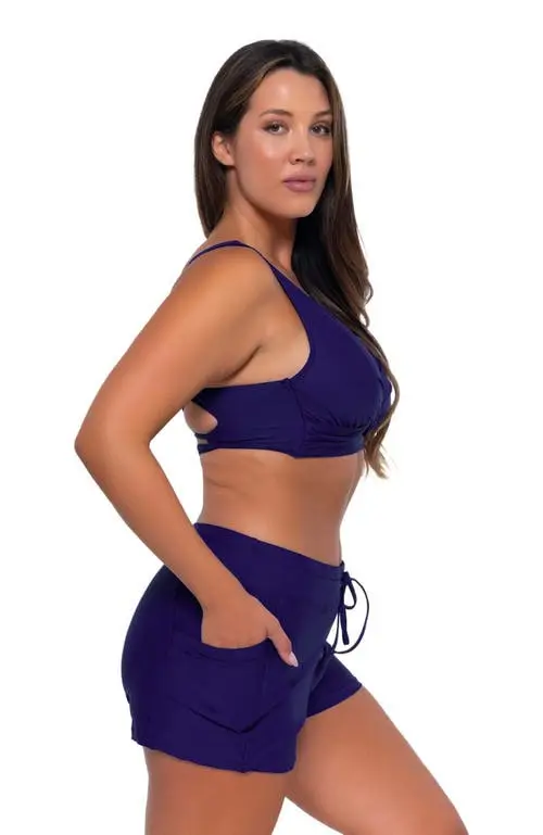 SUNSETS ESCAPE Sunsets Laguna Swim Short Bottom - Indigo