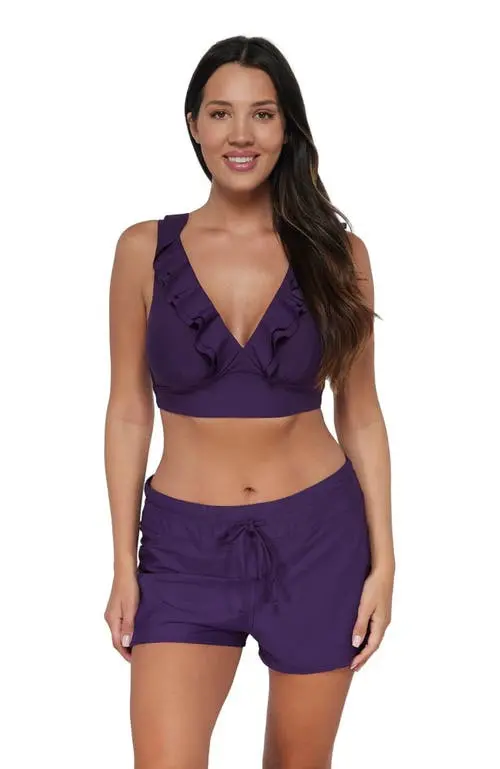 SUNSETS ESCAPE Sunsets Laguna Swim Short Bottom - Paradise Plum