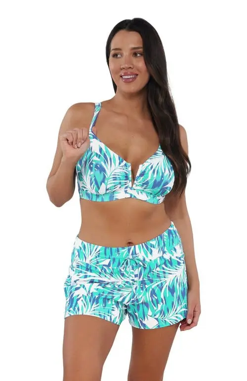 SUNSETS Laguna Swim Short Bottom - Sea Breeze Sandbar Rib