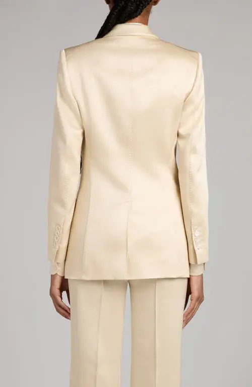 TOM FORD Double-breasted Silk & Wool Twill Blazer