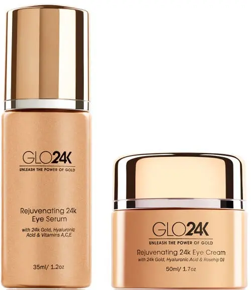 GLO24K Rejuveting 24k Eye Cream And Serum - Na