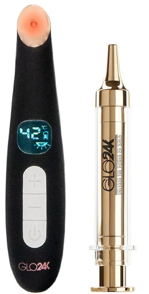 GLO24K Led Eye Care Beauty Massager + 24k Express Facelift Cream - Na