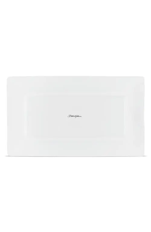 Dolce & Gabbana Carretto Porcelain Rectangular Ashtray