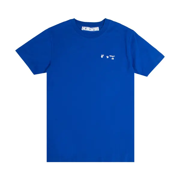 Off-White Logo Slim Tee - Blue