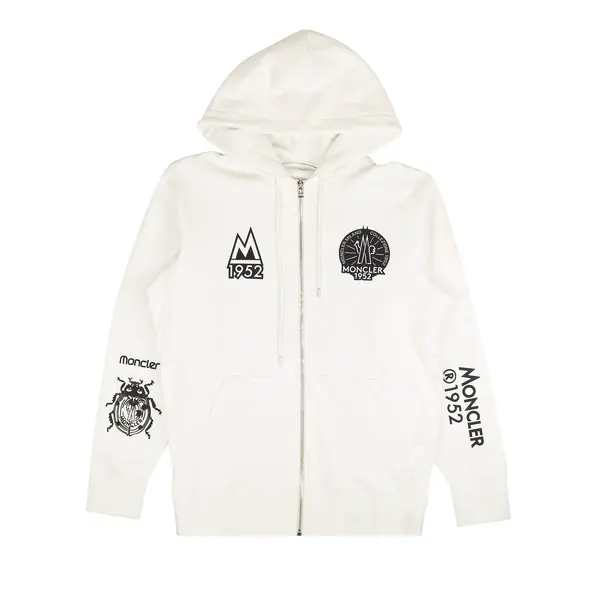 Moncler 1952 Logo Zip-up Hoodie