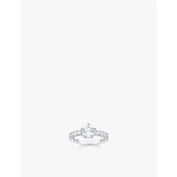 THOMAS SABO Solitaire Ring - 925 Silver & Cz