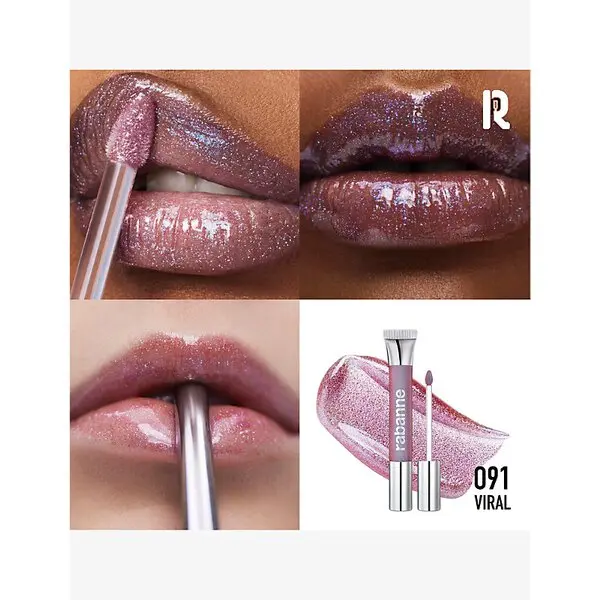 Rabanne Glowies Ultra-shiny Tinted Lipgloss 9ml - 091 - Viral
