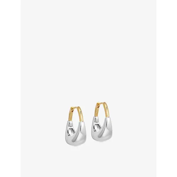Astley Clarke Aurora U-hoop Earrings - Yellow Gold Vermeil