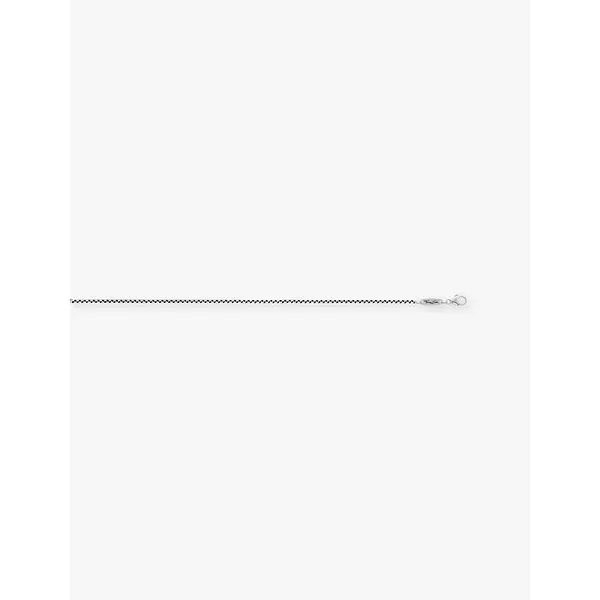 THOMAS SABO Blackened Sterling Silver Chain Necklace
