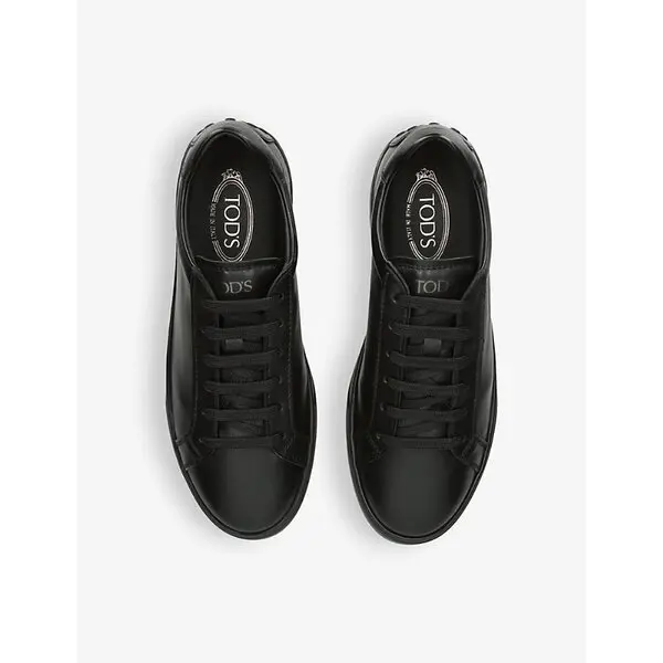 TOD'S Allacciata Cassetta Leather Low-top Trainers