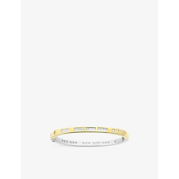 APM MONACO Toi Moi Morse Code Bangle - Silver