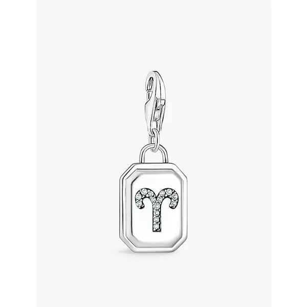 THOMAS SABO Aries Charm - 925 Silver & Cz