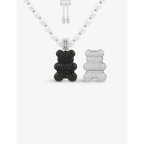 APM MONACO Mood Yummy Bear Xl Necklace - Silver