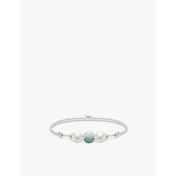 THOMAS SABO Karma Secret Rope Bracelet - Pearl & Aventurine