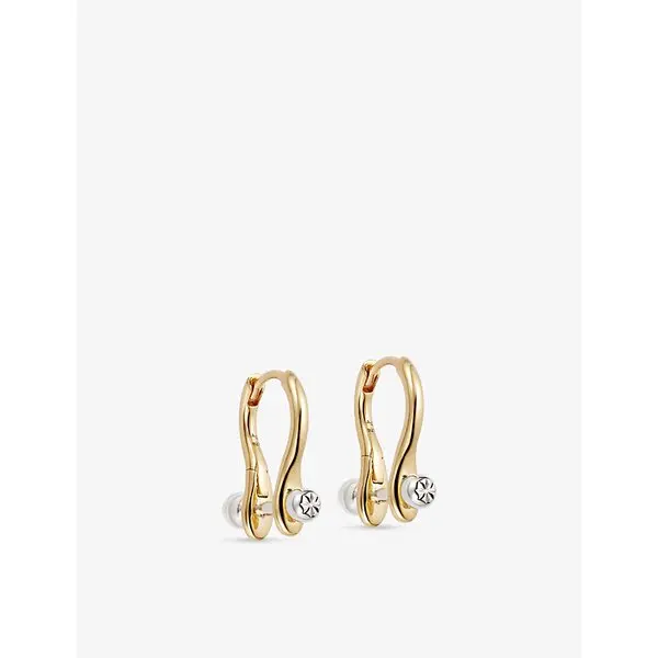 Astley Clarke 18ct And Sterling Silver Hoop Earrings - Yellow Gold Vermeil