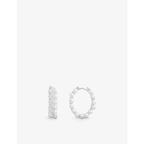 Up Down Monaco And APM and Pearl Apm | - Zirconia Rose Hoop AND