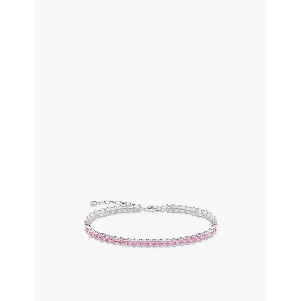THOMAS SABO Rivière Sterling Silver And Zirconia Tennis Bracelet - 925 Silver & Cz
