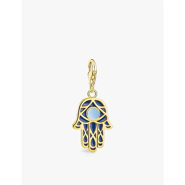 THOMAS SABO Hand Of Fatima Charm - Gold-plated Silver