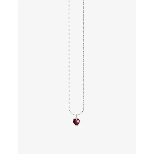 THOMAS SABO Heart Sterling Silver And Zirconia Pendant Necklace - 925 Silver & Cz