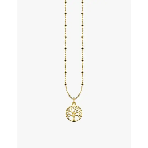 THOMAS SABO Tree Of Love Pendant Necklace - Gold-plated Silver