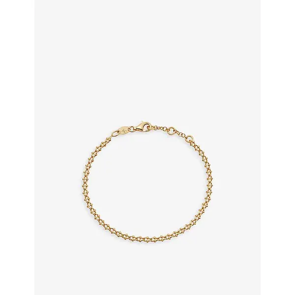 Astley Clarke Aurora Beaded 18ct Gold-vermeil Chain Bracelet - Yellow Gold Vermeil