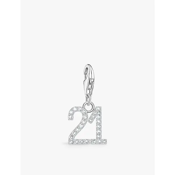 THOMAS SABO 21' Charm - 925 Silver & Cz