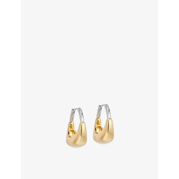 Astley Clarke Aurora U-hoop Earrings - Yellow Gold Vermeil