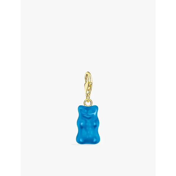 THOMAS SABO X Haribo Goldbear Charm - Gold-plated & Blue