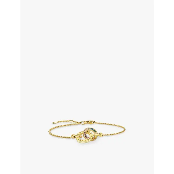 THOMAS SABO Together Forever Gold-plated Bracelet - Gold-plated Silver