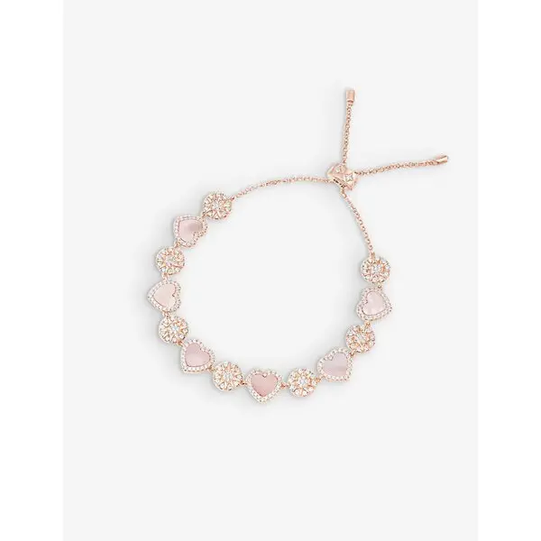 APM MONACO Heart And Dot Bracelet - Rose Gold