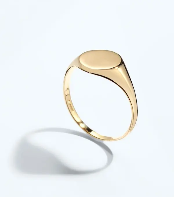 Mateo 14kt Yellow Signet Ring