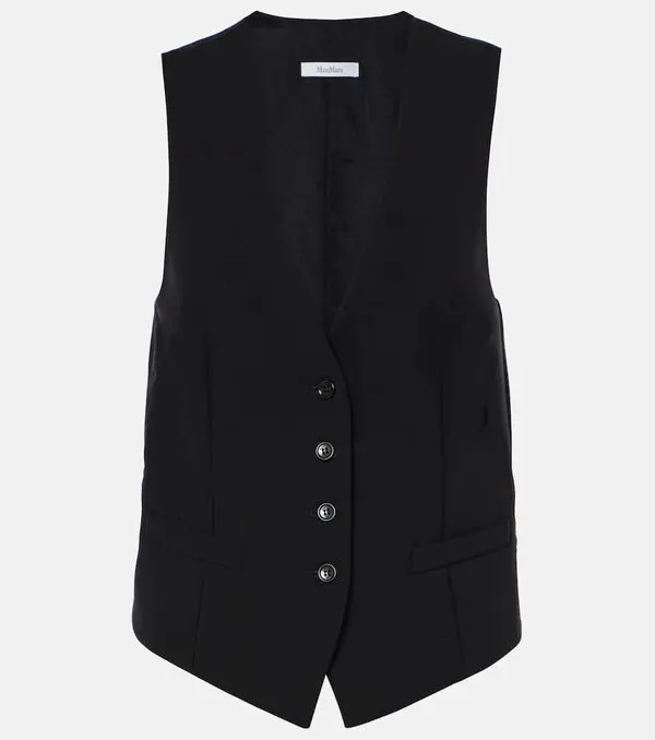 Max Mara Buttoned Jersey Vest
