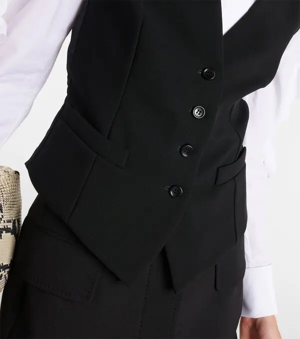 Max Mara Buttoned Jersey Vest